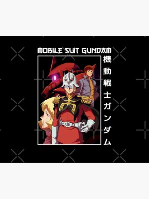 Amuro Ray Mobile Suit Gundam Anime Fanart Tapestry - Gundam Merch