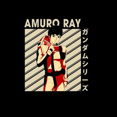 Gundam Amuro Ray Character Robots Poster Tote - Gundam Merch