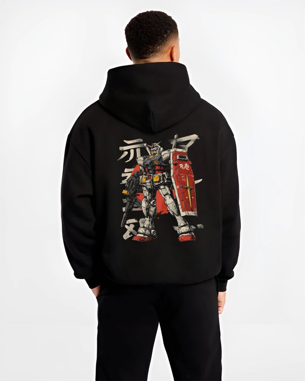 RX-78-2 Gundam Mobile Suit Gundam Retro Anime Hoodie - Gundam Merch